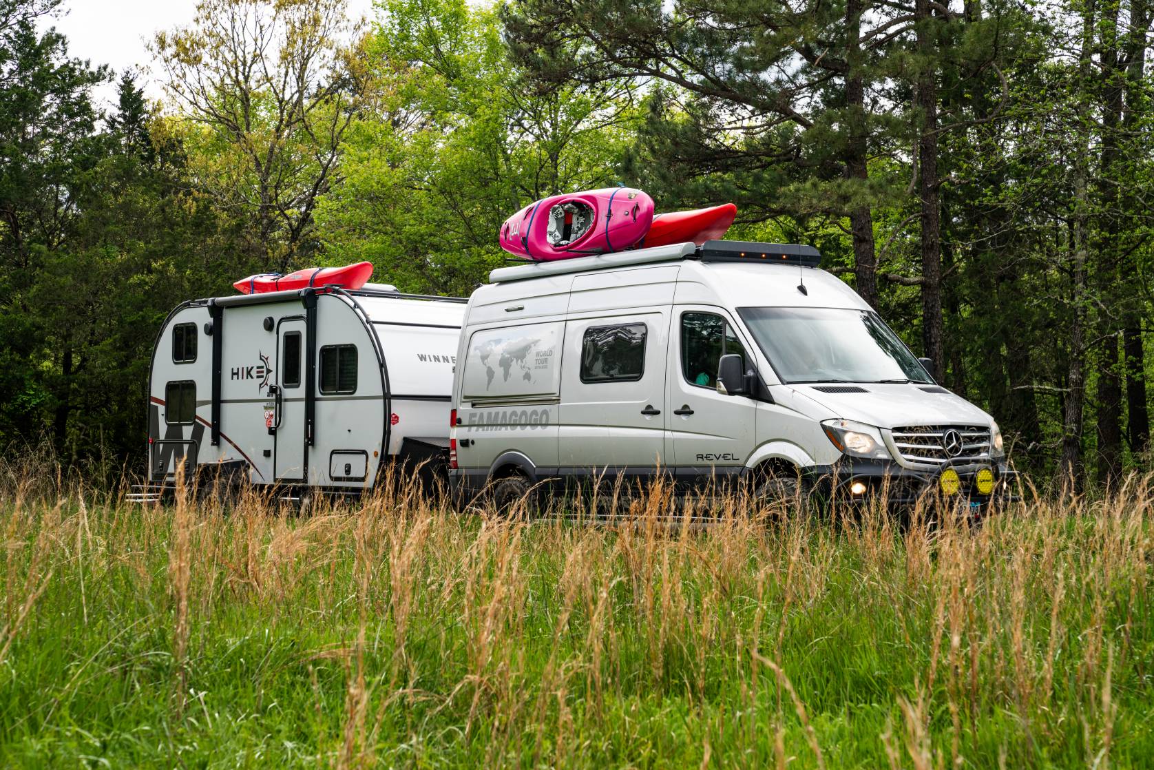 Gear-Hauling Exoskeleton on a Camper: The Winnebago Hike | GearJunkie