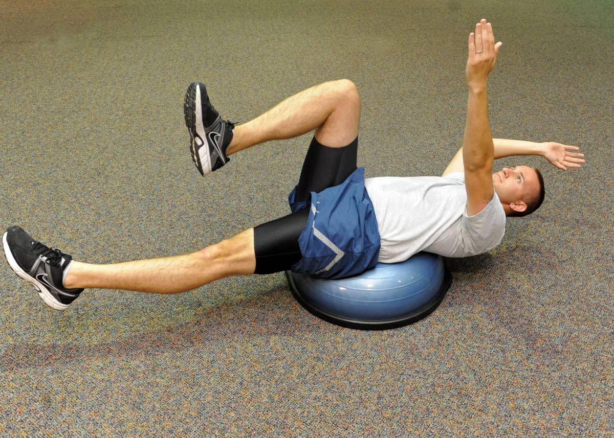 Fitness Tip of the Day: Use a BOSU Ball at Home | GearJunkie