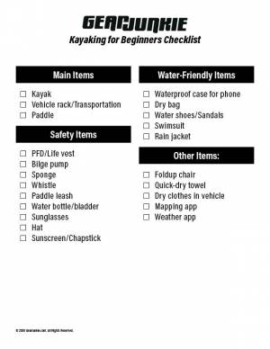 Kayaking for Beginners: An Essential Checklist | GearJunkie