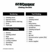 Rock Climbing Checklist: What to Pack for Your Next Trip to the Crag ...