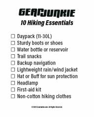 10 Hiking Essentials for Your Next Day on the Trail | GearJunkie