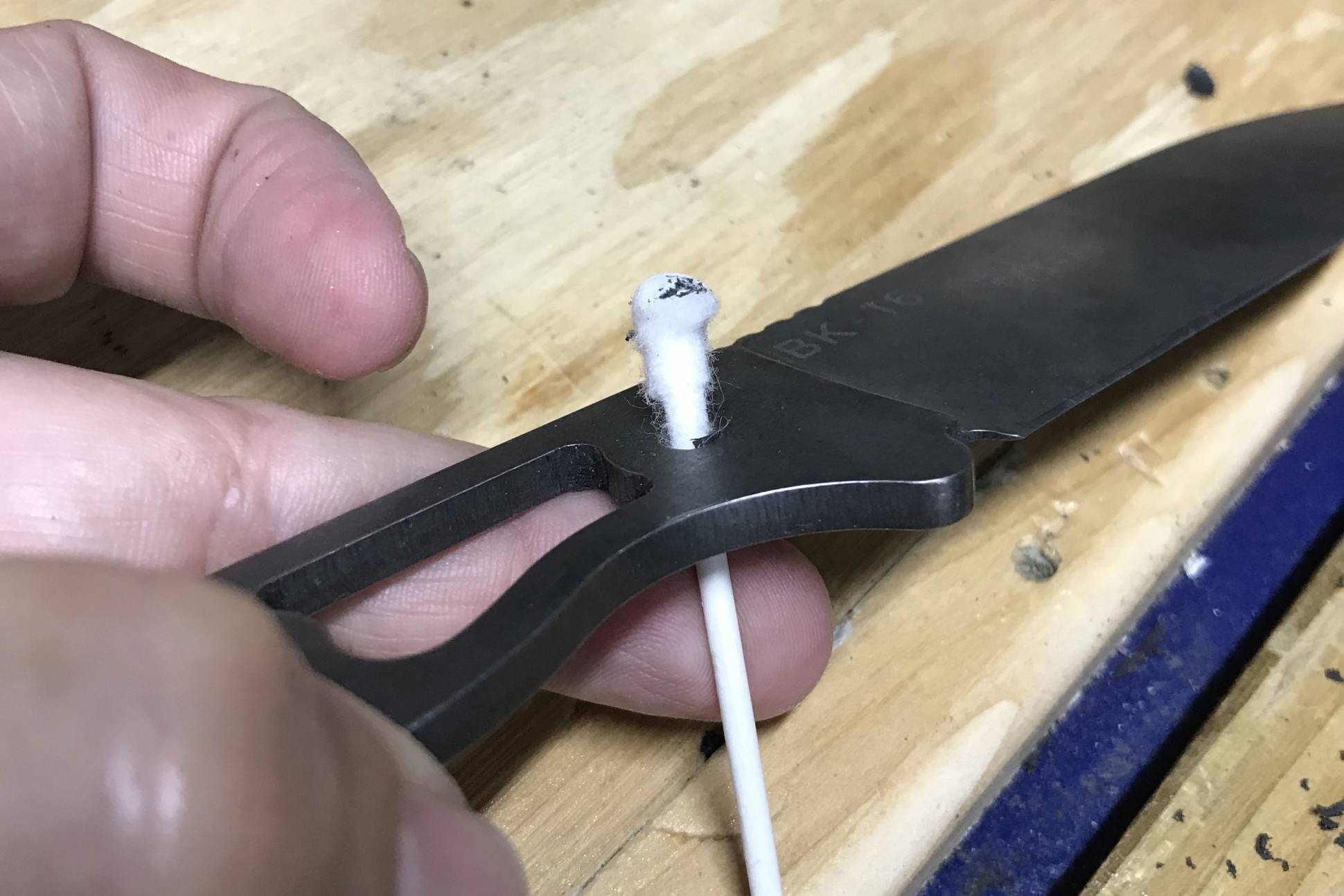 Making Good Great: Upgrading the KA-BAR BK-16, Coating Removal | GearJunkie