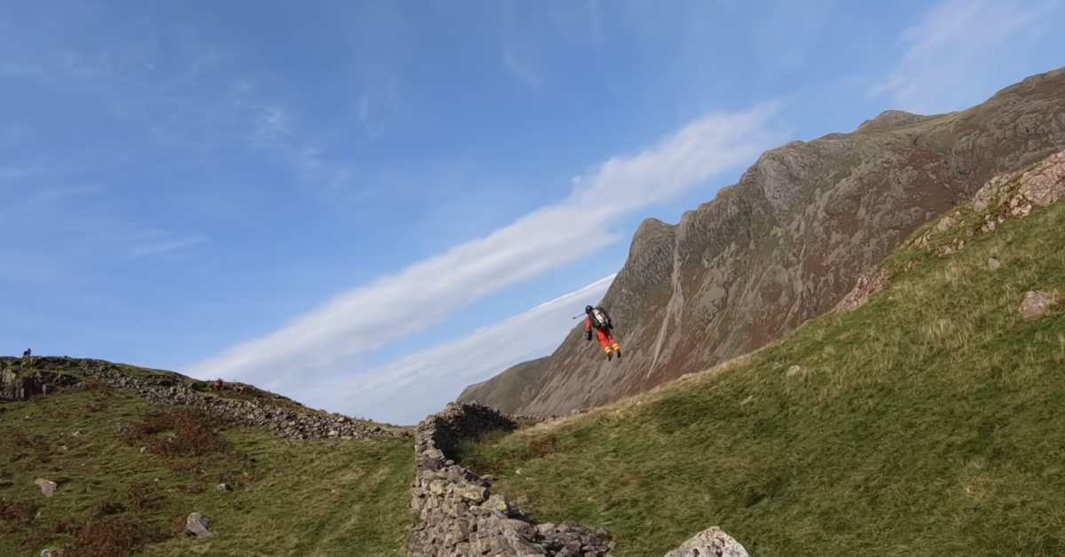 Rocket Man: Watch Crazy Jetpack Mountain Rescue Test | GearJunkie