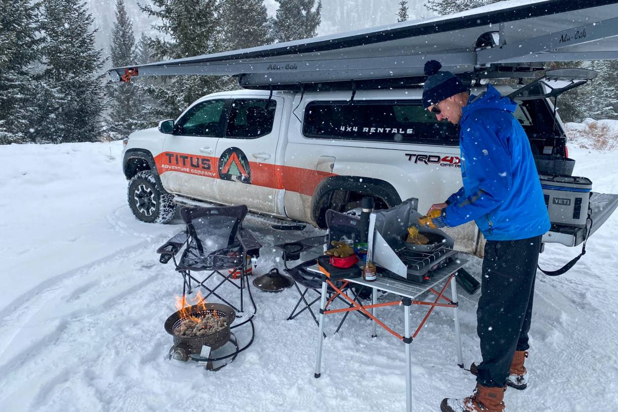 Titus Adventure Updates 'Mobile Ski Lodge' With Fleet of 4x4s | GearJunkie