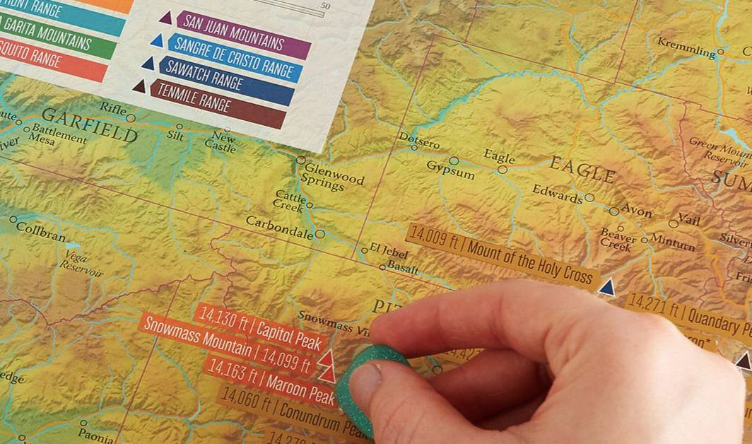 14ers In Colorado Map Colorado 14er, Peak Bagging – World Vibe