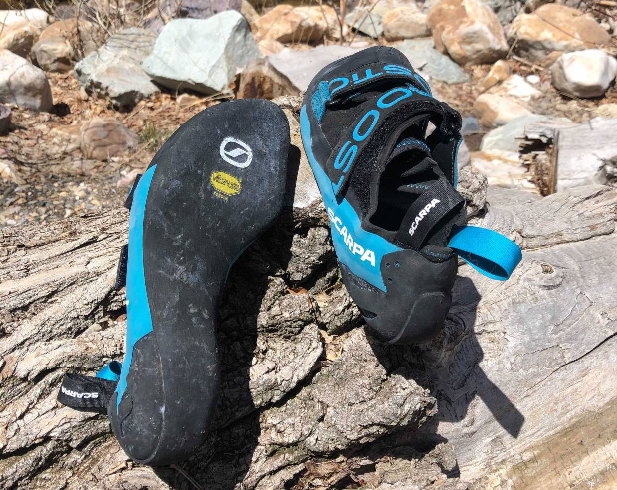 Review: SCARPA Improves Boostic Climbing Shoe Into Supple Edging ...