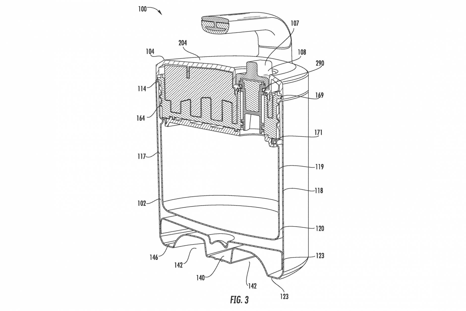 Meta-Cooler: YETI Patents Auto-Venting Food Jug to Hold Multiple Meals ...