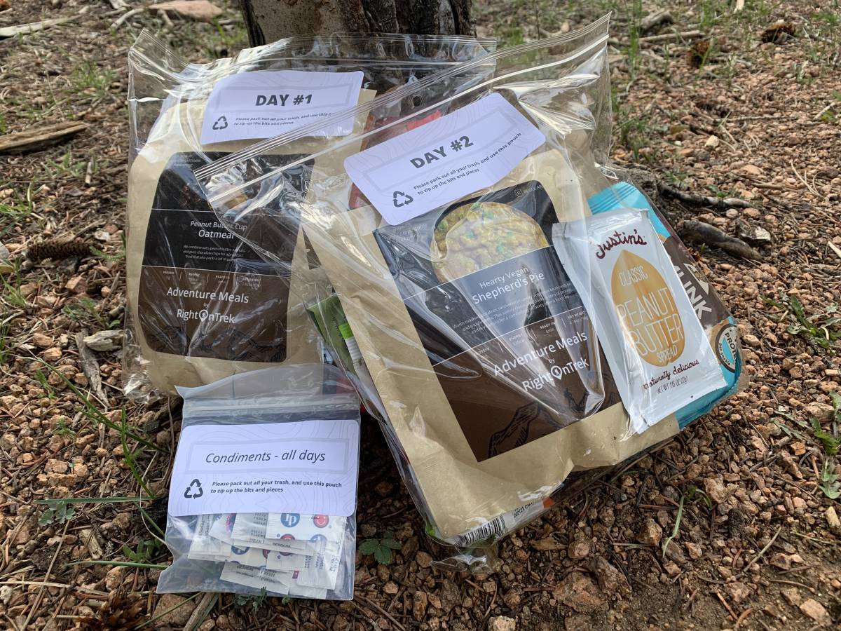 Delicious Meals Dialed In: RightOn Trek Backpacking Meal Planner Review ...