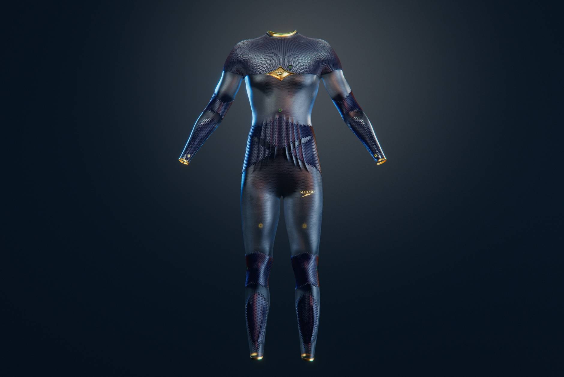 Superhero Swimsuit: Speedo Concept Has Built-In Exoskeleton, AI, and ...
