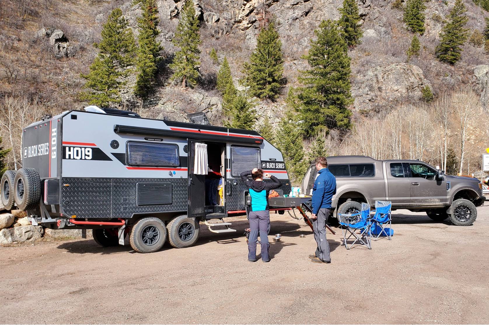 Rugged Luxury: Meet the Black Series HQ19 Travel Trailer | GearJunkie