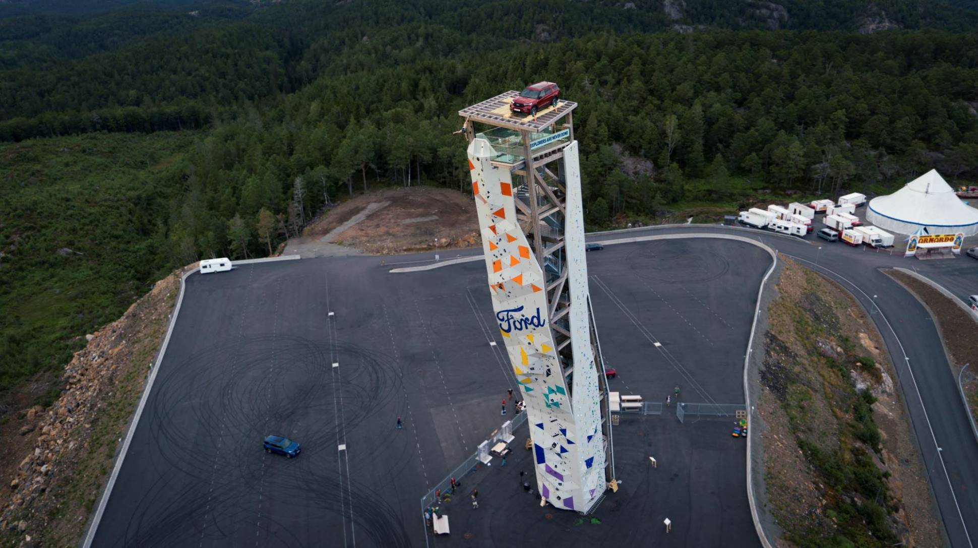 Ford Climbing Challenge: Send the Highest Wall, 'Win' SUV | GearJunkie