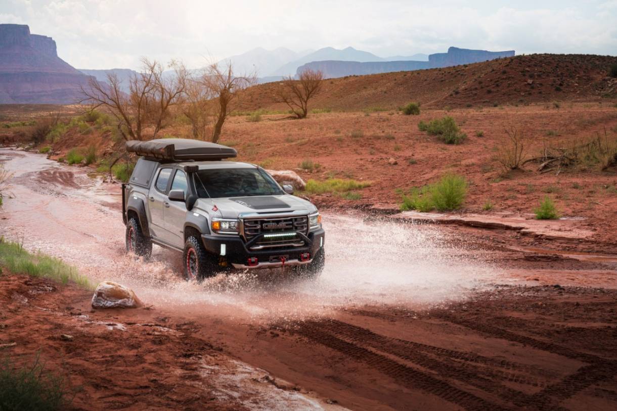 GMC Canyon AT4 Turns Heads With OVRLANDX Off-Road Concept | GearJunkie