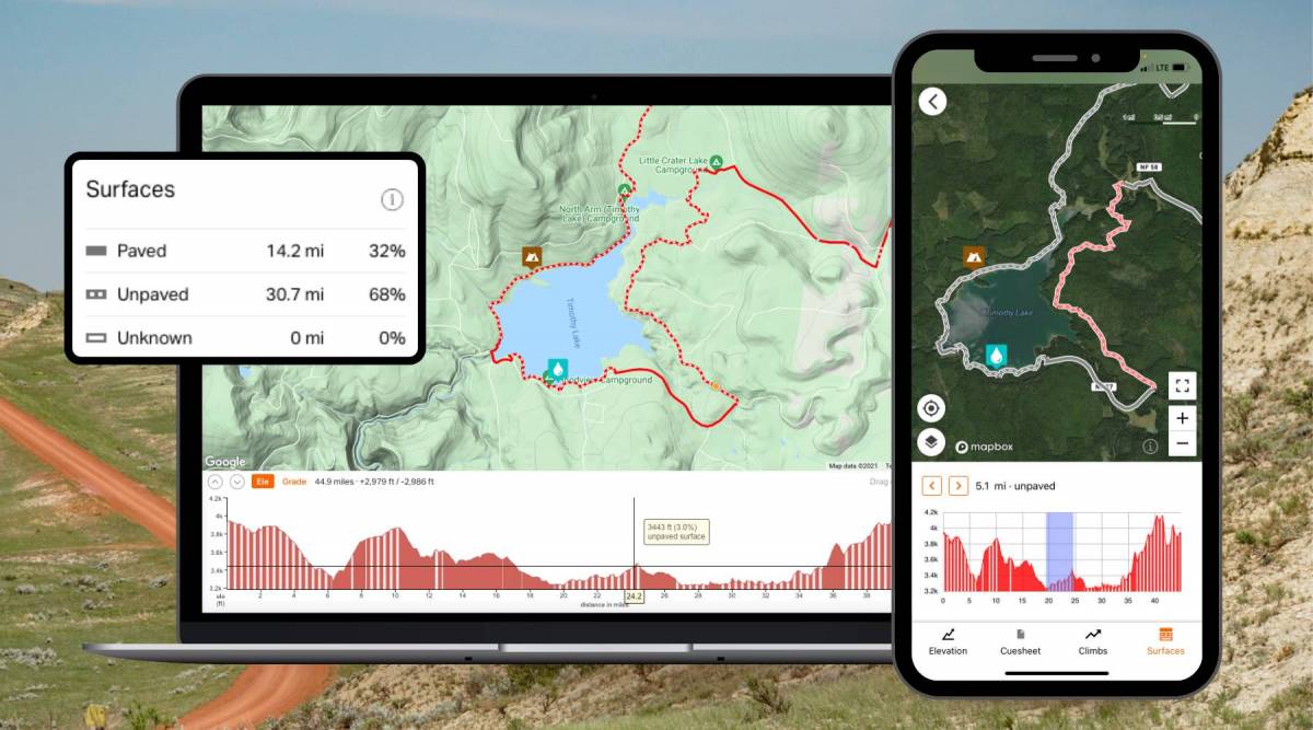 Paved or Rough? Ride with GPS's Latest Feature Is Terrain-Smart ...