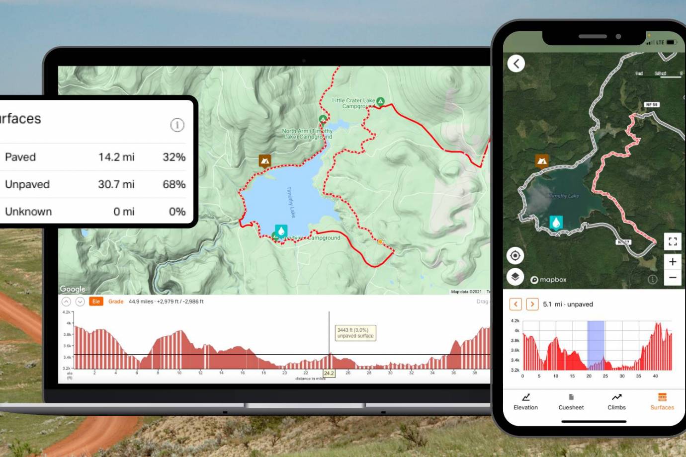 Paved or Rough? Ride with GPS’s Latest Feature Is Terrain-Smart ...
