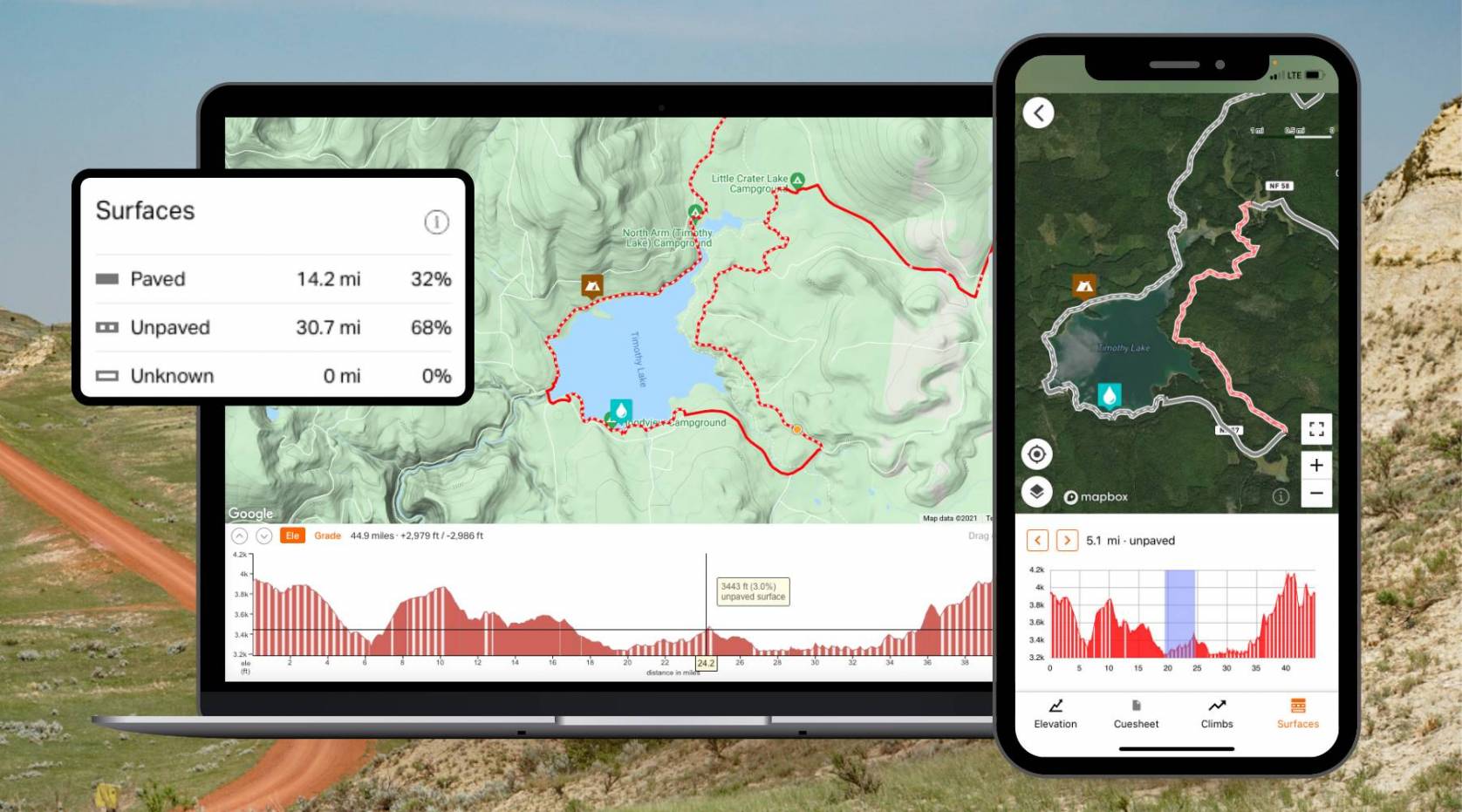 Paved or Rough? Ride with GPS's Latest Feature Is Terrain-Smart ...
