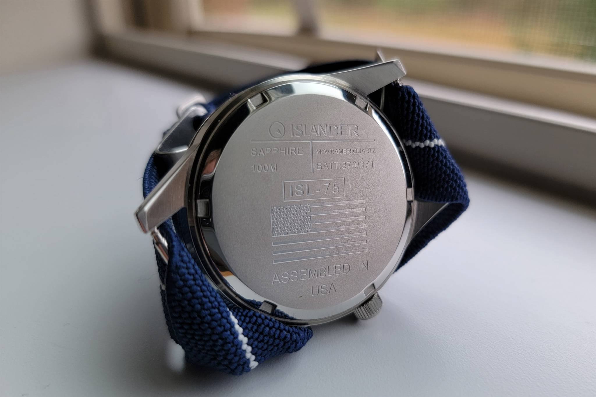 Precision American-Made Movement: Island Watch's ISL-75 'Ameriquartz ...
