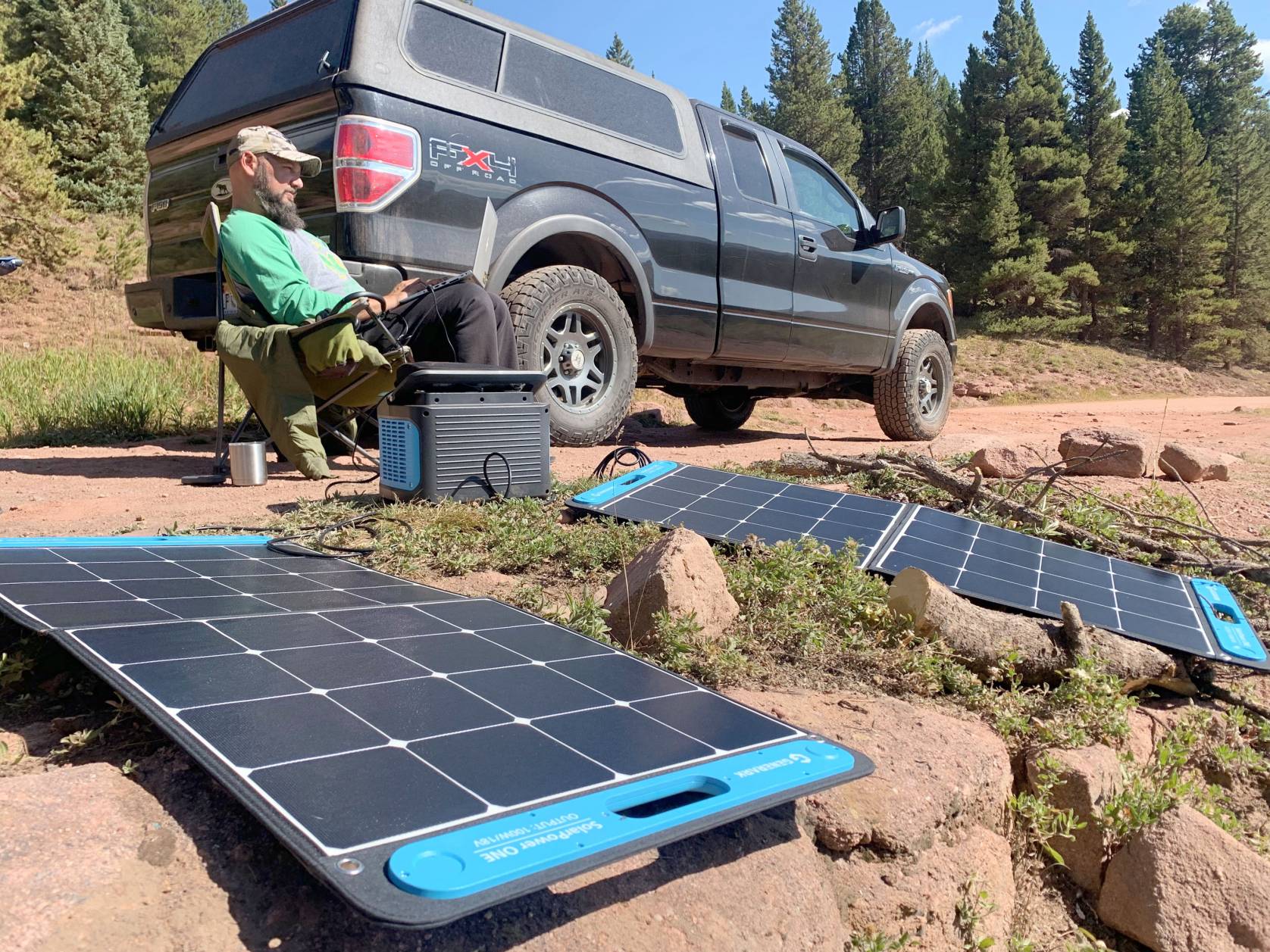 A Generark Battery and Solar Panel Powered Work for a Week; Here's How ...