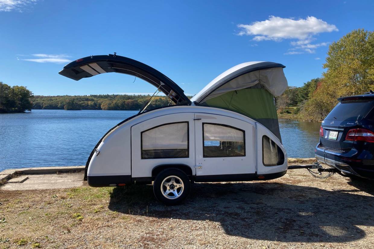 These Overlanding Trailers Are Light Enough to Tow With a Motorcycle ...