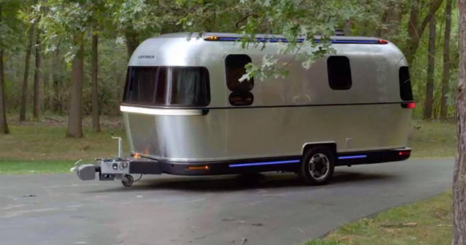 Back That Camp Up: Park the Airstream eStream Trailer With Your Phone