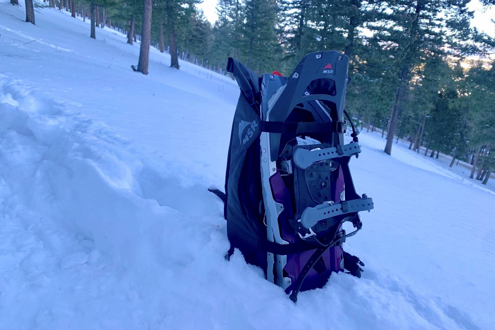 Efficient and Tailor-Made for Snowshoeing: MSR Snowshoe Carry Pack ...