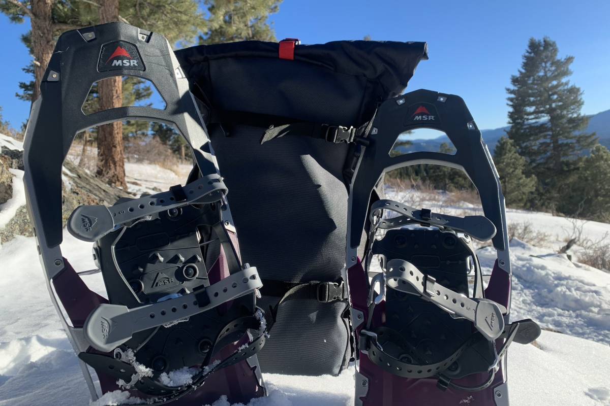 Efficient and Tailor-Made for Snowshoeing: MSR Snowshoe Carry Pack ...