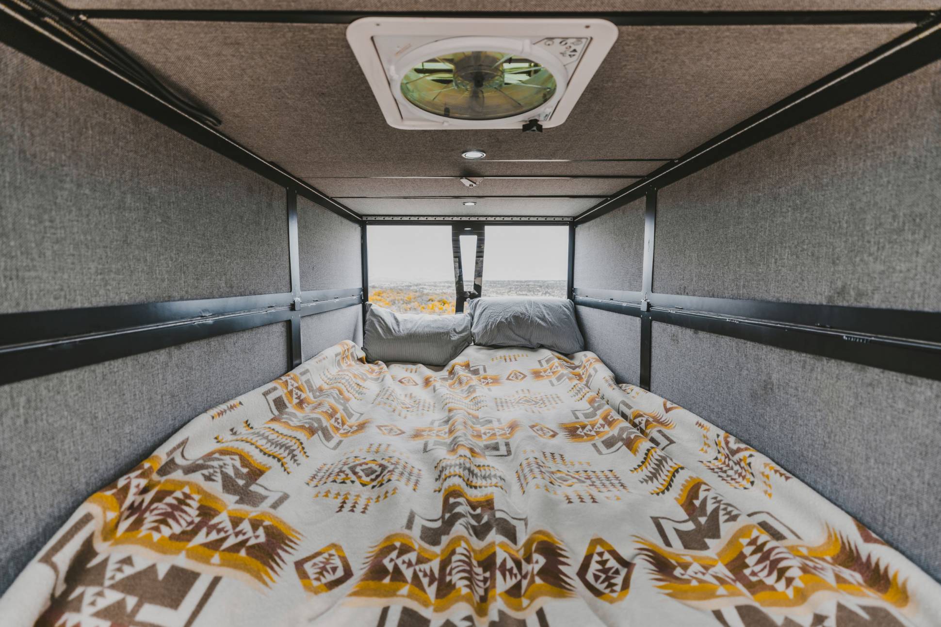 This Folding Small Truck Camper Has Floor-to-Ceiling Windows! Meet ...