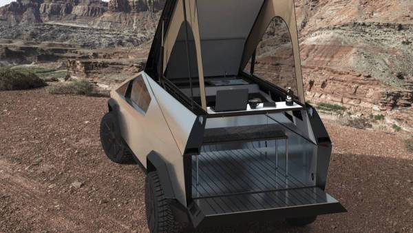 Space Camper: Meet the Cybertruck's 'Swiss Army Knife' Add-On | GearJunkie
