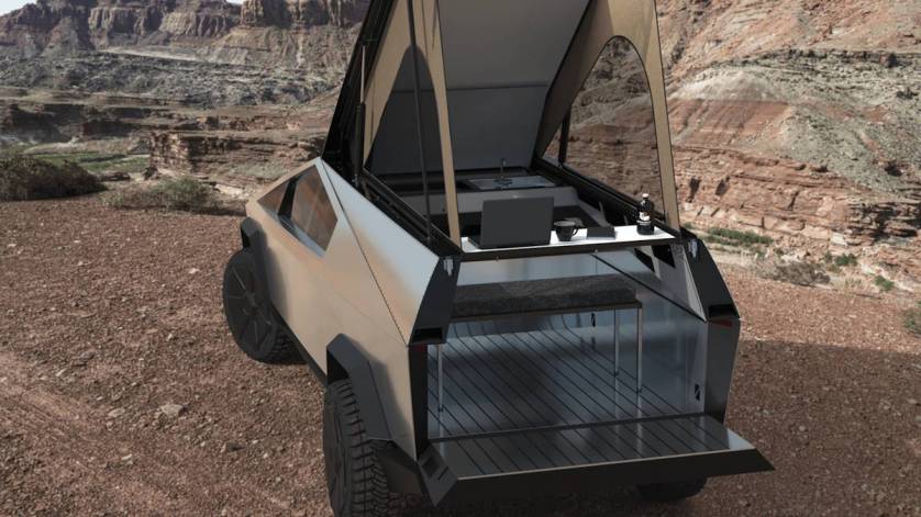 Space Camper: Meet the Cybertruck's 'Swiss Army Knife' Add-On | GearJunkie