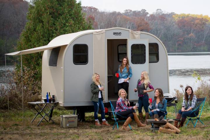 World’s First Fully Solar-Equipped, Fold-Out Camp Trailer | GearJunkie