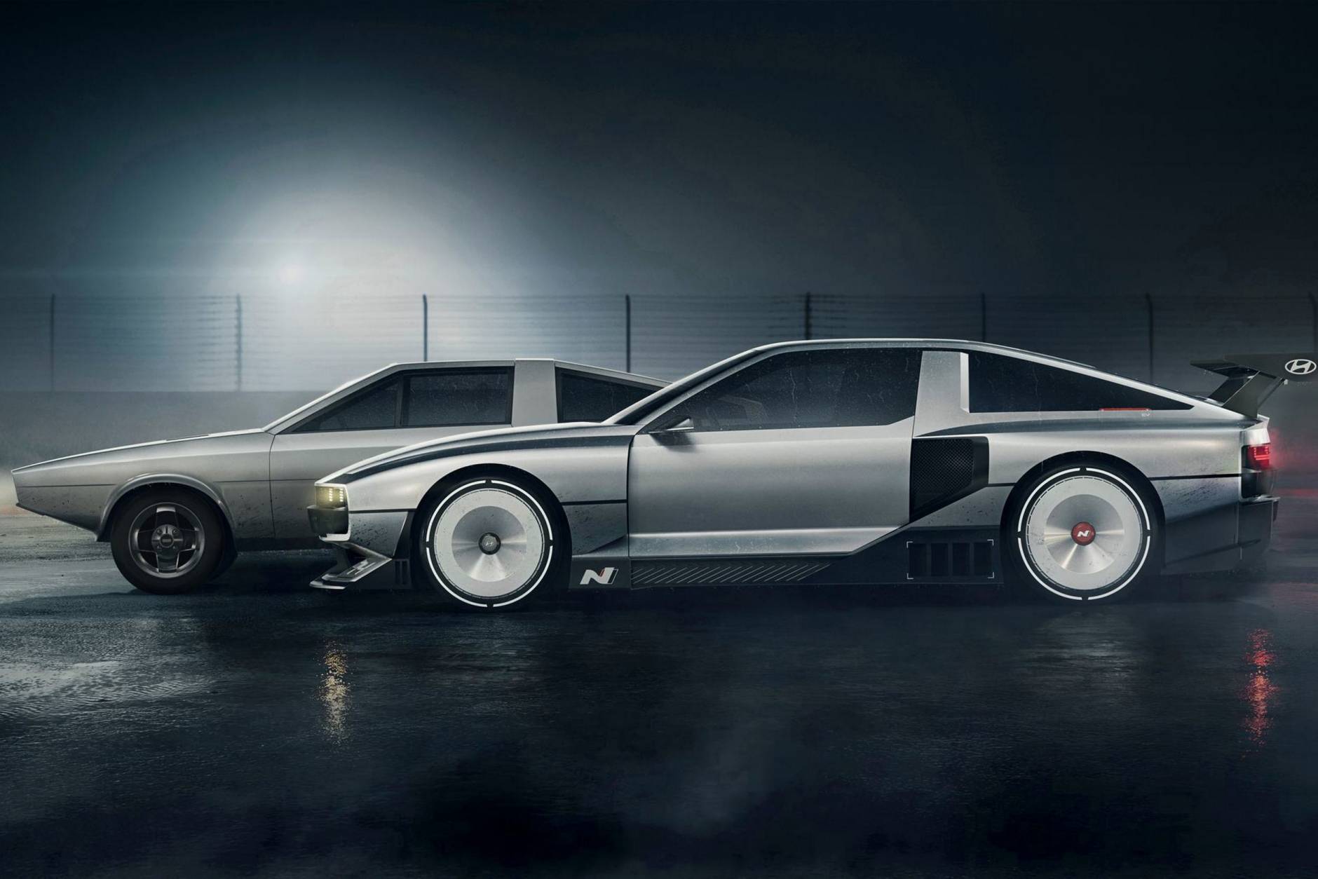 Retro Style Meets Electric Sideways Fun: Hyundai N Vision 74 Concept ...