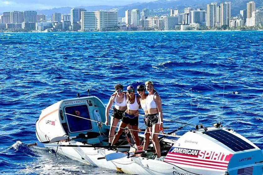 World Record: All-Female Team Rows Across the Pacific, Makes History ...