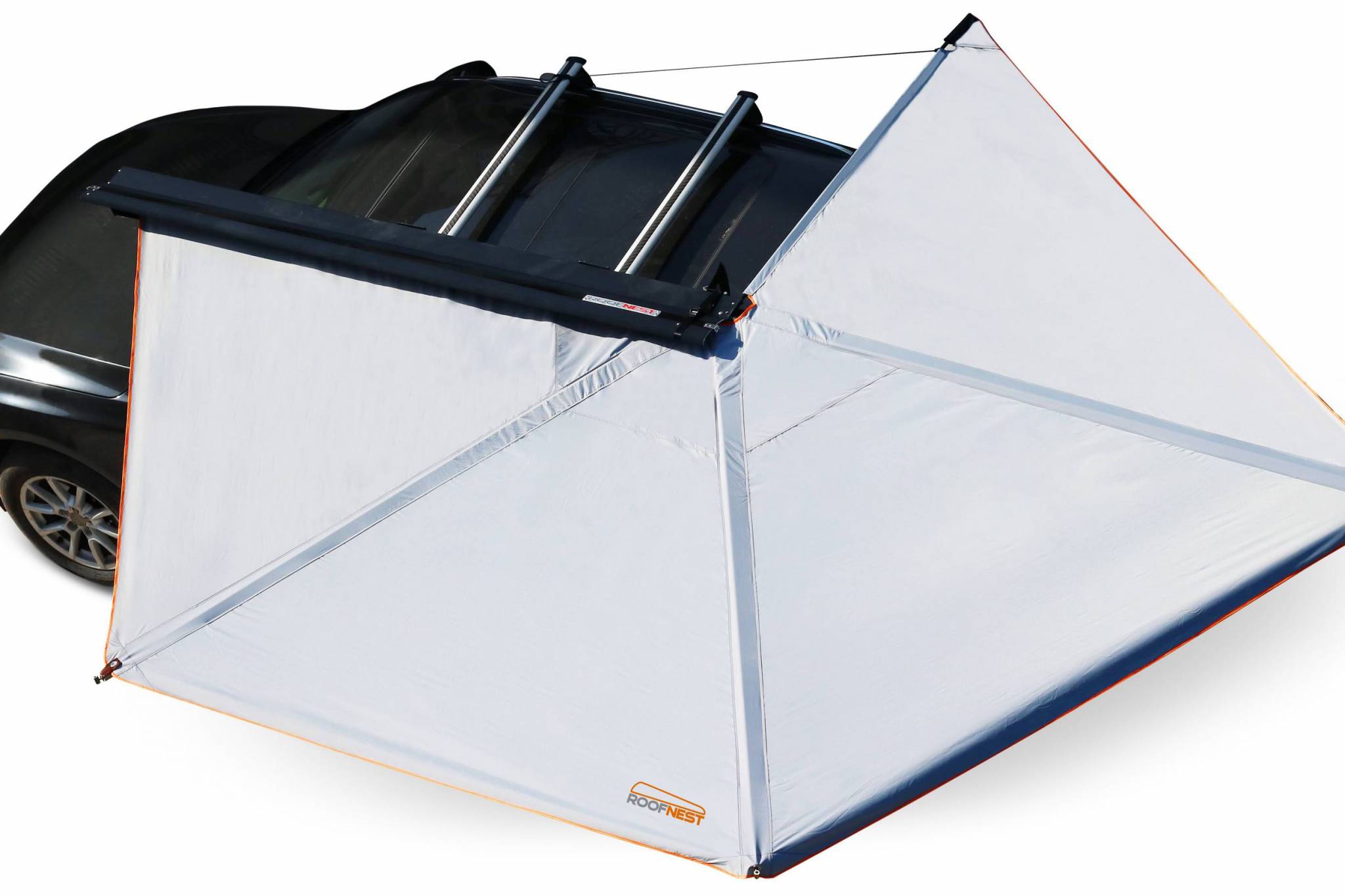 Superlight 270-Degree Hardshell Awning: Roofnest Litewing Awning ...