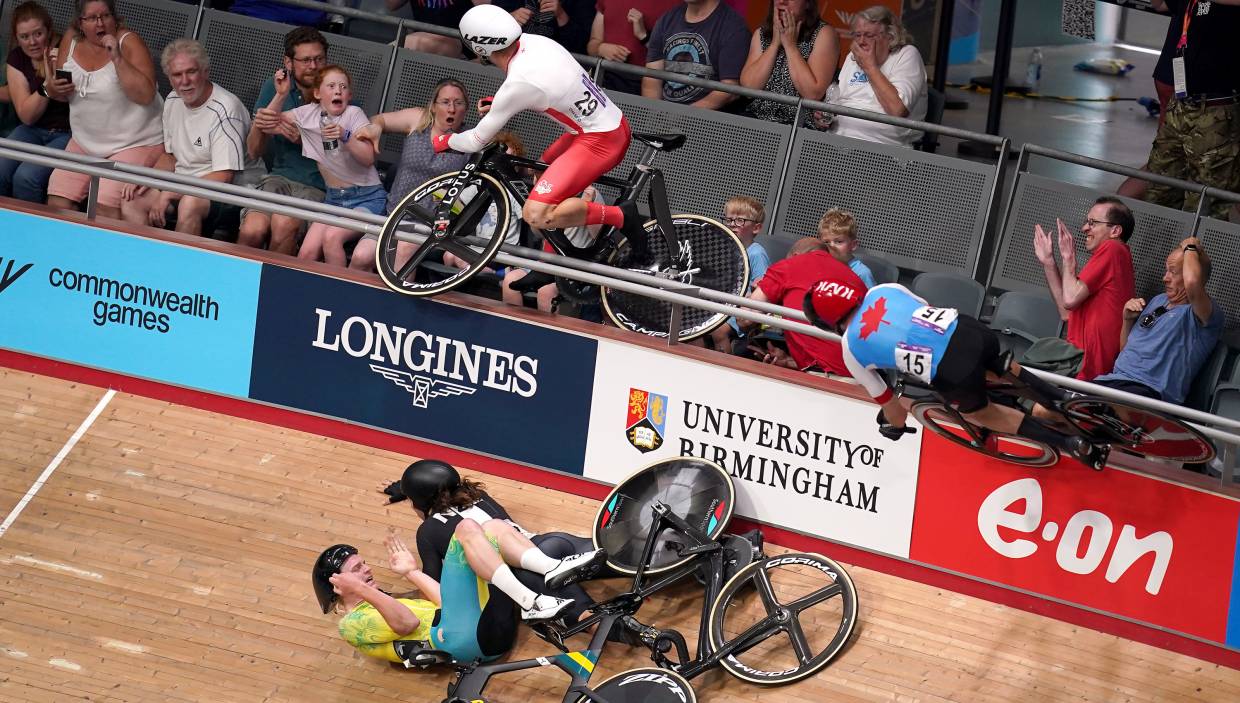 Horrific Track Cycling Crash Hospitalizes a Fan, Prompts Safety Review ...