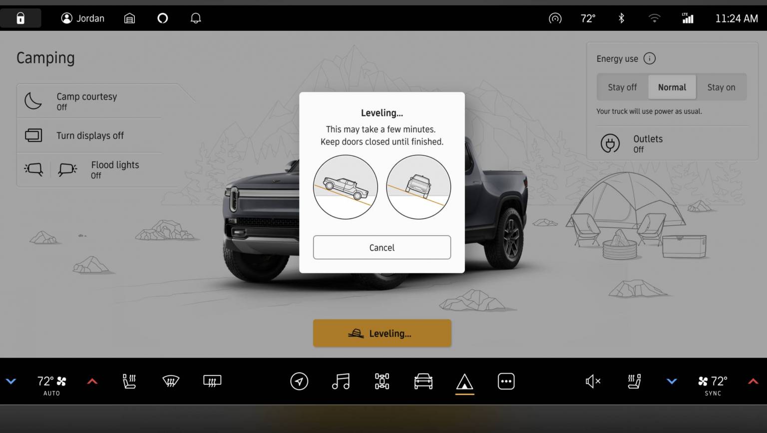 Electric Car Camping Just Got More Comfortable: Rivian Camp Mode ...
