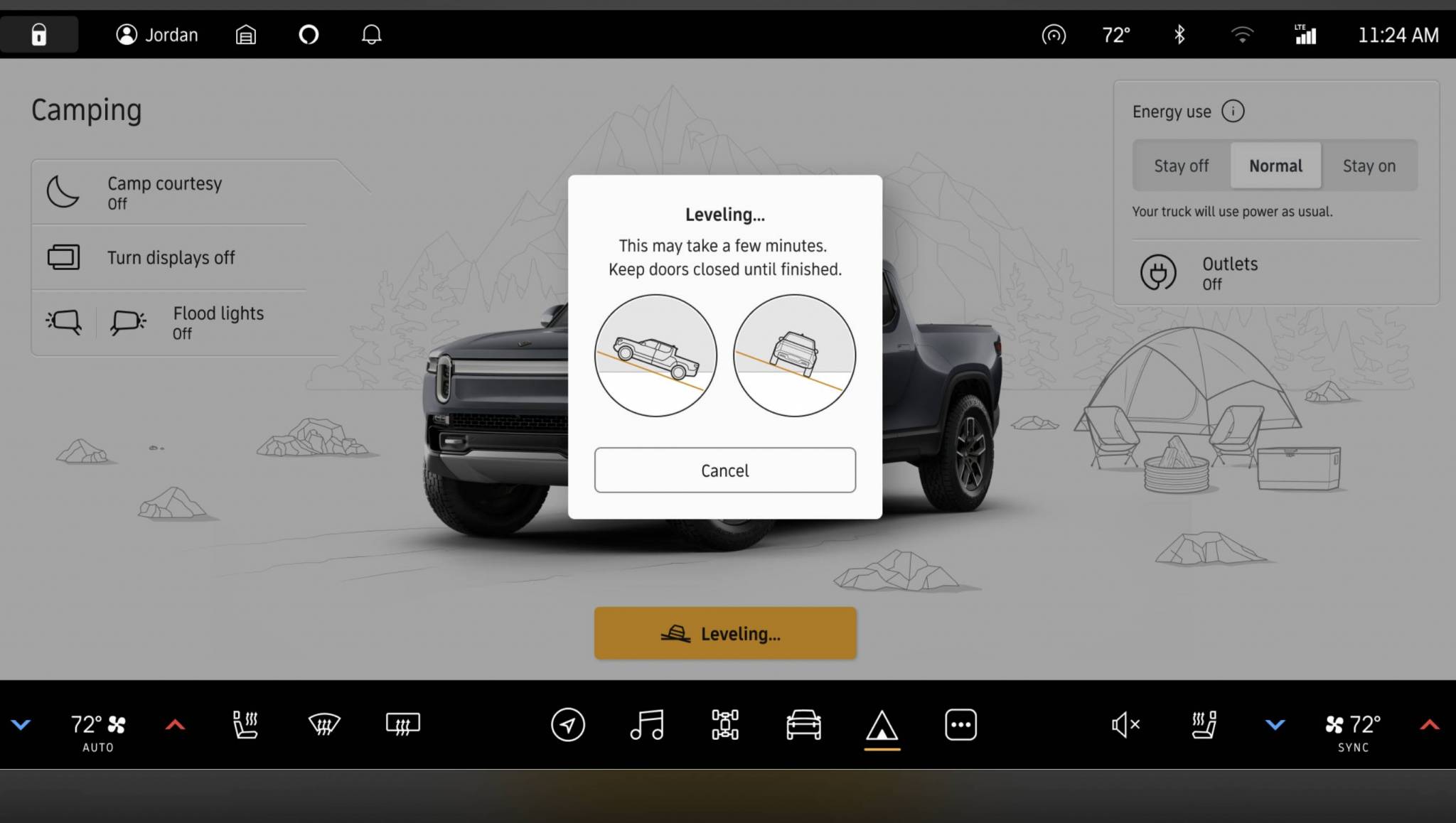 Electric Car Camping Just Got More Comfortable: Rivian Camp Mode ...