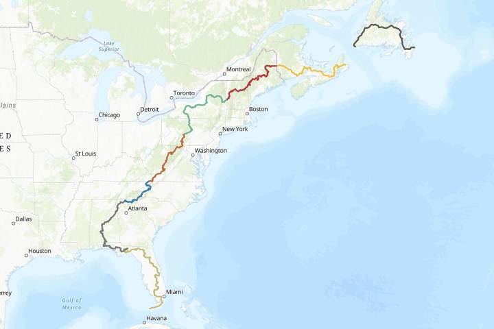 Bikepacker Attempts First-Ever ‘Eastern Divide’ 5,900-Mile Thru-Ride ...