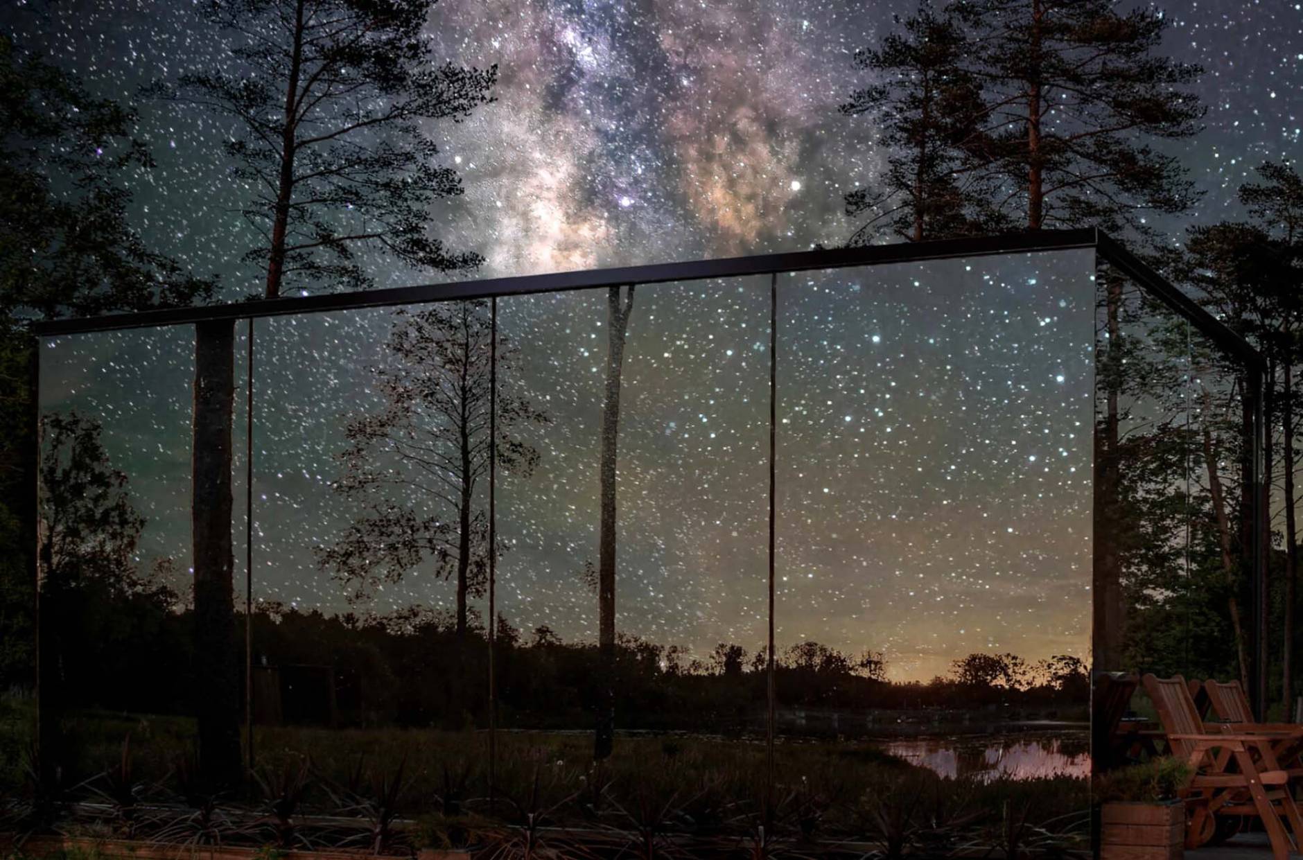 Glamp in This 'Invisible' Cabin With a Hot Tub | GearJunkie