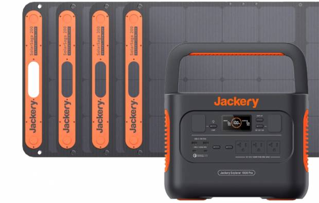 Jackery Solar Generator 1000 Pro Supplies Outdoor Fun, Home Backup ...