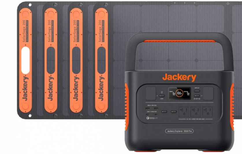Jackery Solar Generator 1000 Pro Supplies Outdoor Fun, Home Backup ...