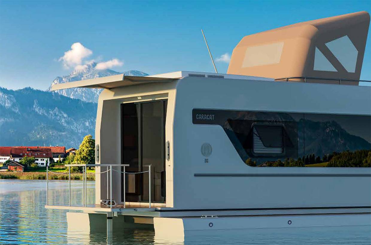 Part House Boat, Part Camper Trailer: Meet the Caracat Amphibious RV ...