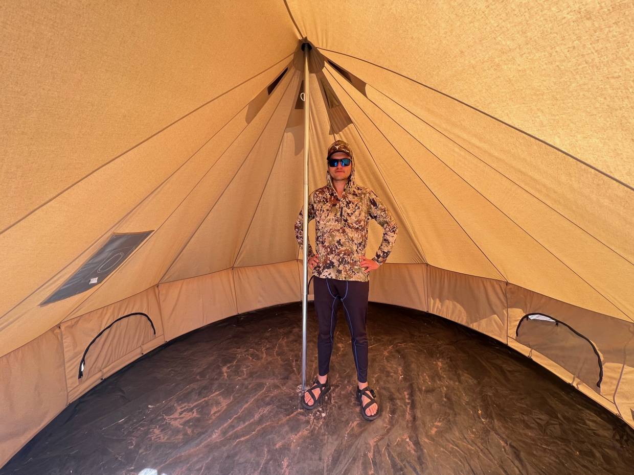 White Duck Regatta Bell Tent Review: Gettin' Dirty, Sleepin' Luxe