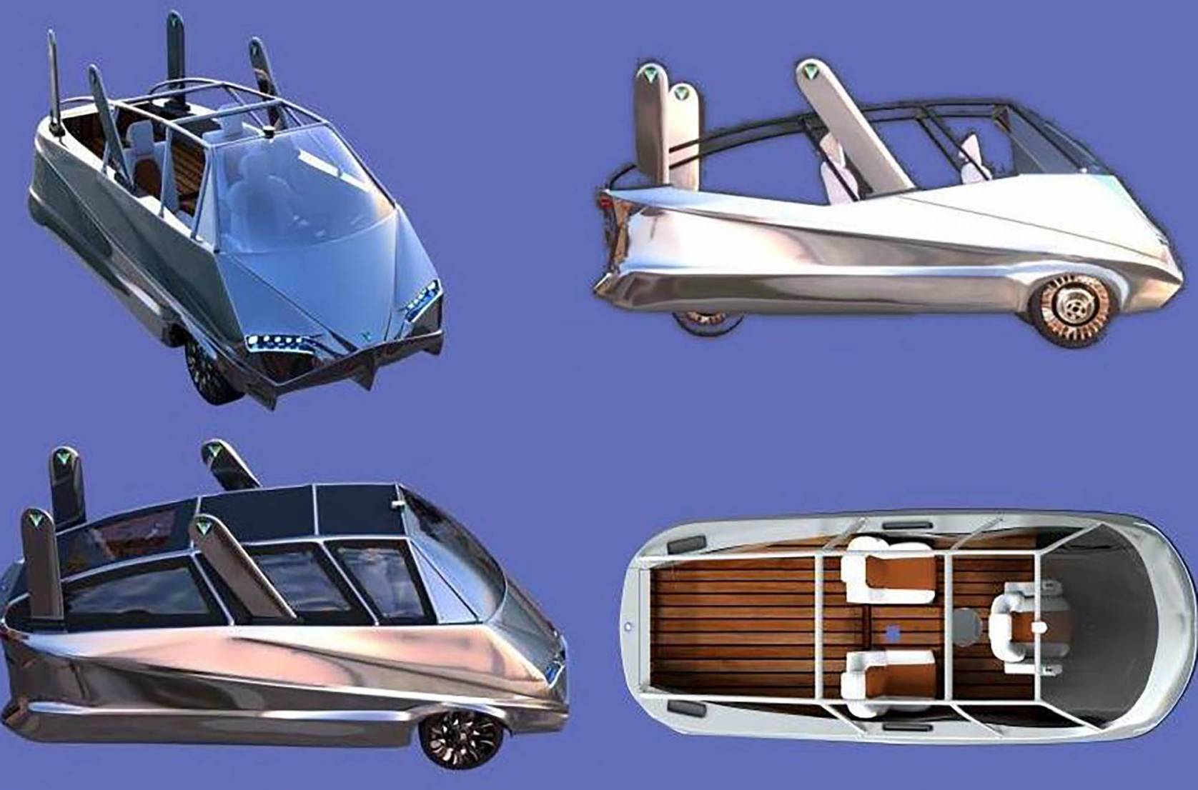 Poseidon AmphibWorks Trident LS-1: First Electric Amphibious Vehicle ...