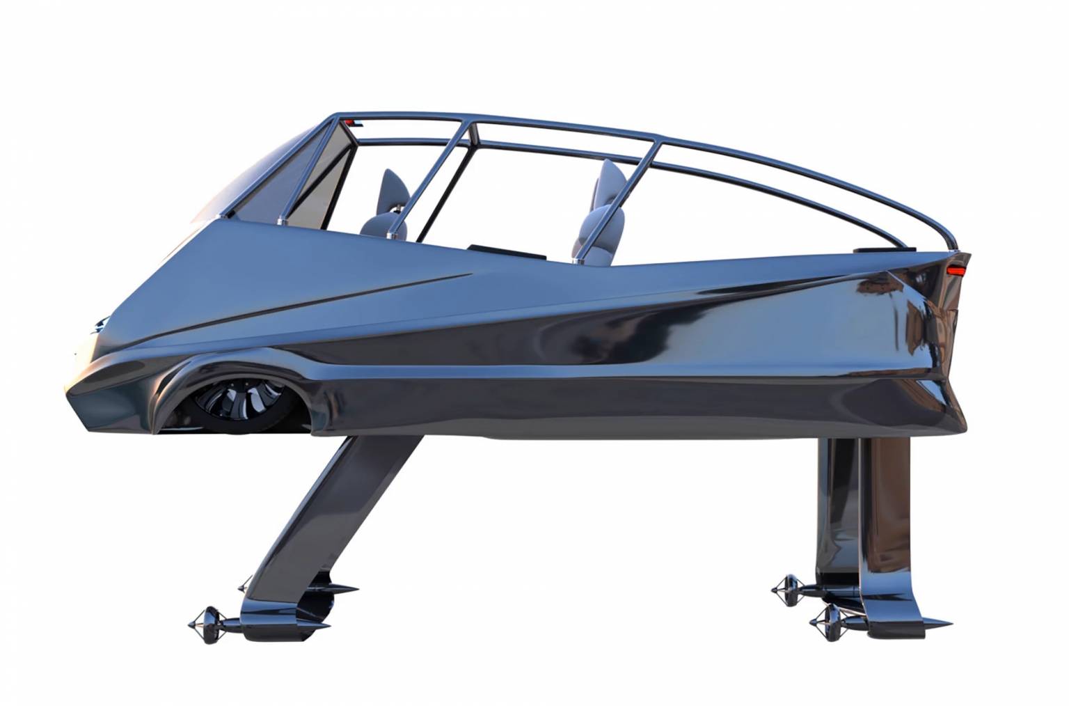Poseidon AmphibWorks Trident LS-1: First Electric Amphibious Vehicle ...