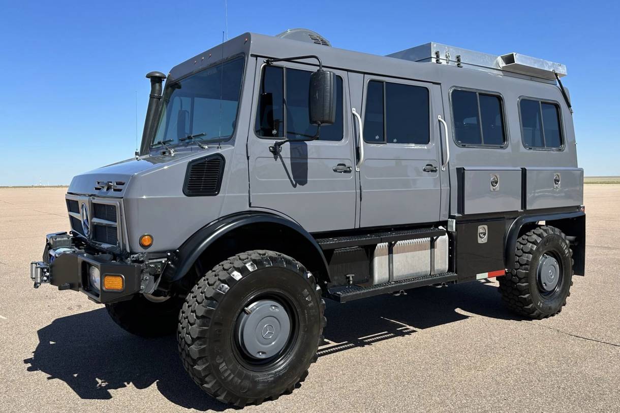 Epic Custom Unimog Overland Adventuremobile: Up for Auction | GearJunkie