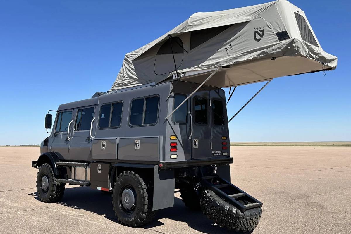 Epic Custom Unimog Overland Adventuremobile: Up for Auction | GearJunkie