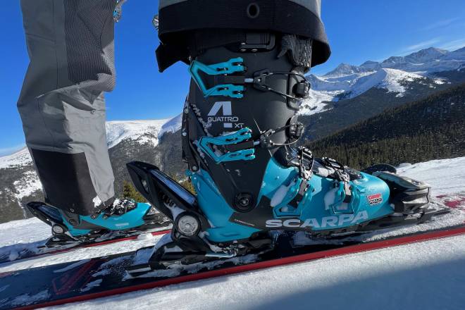 SCARPA 4-Quattro Ski Boot Review: Hybrid Promises Performance Uphill ...