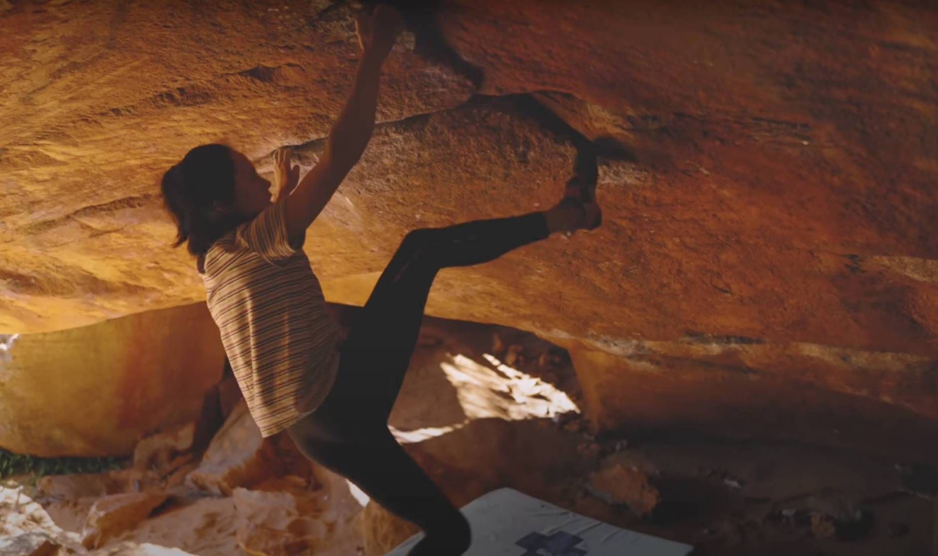 Katie Lamb: First Woman to Send V16 Boulder Problem | GearJunkie