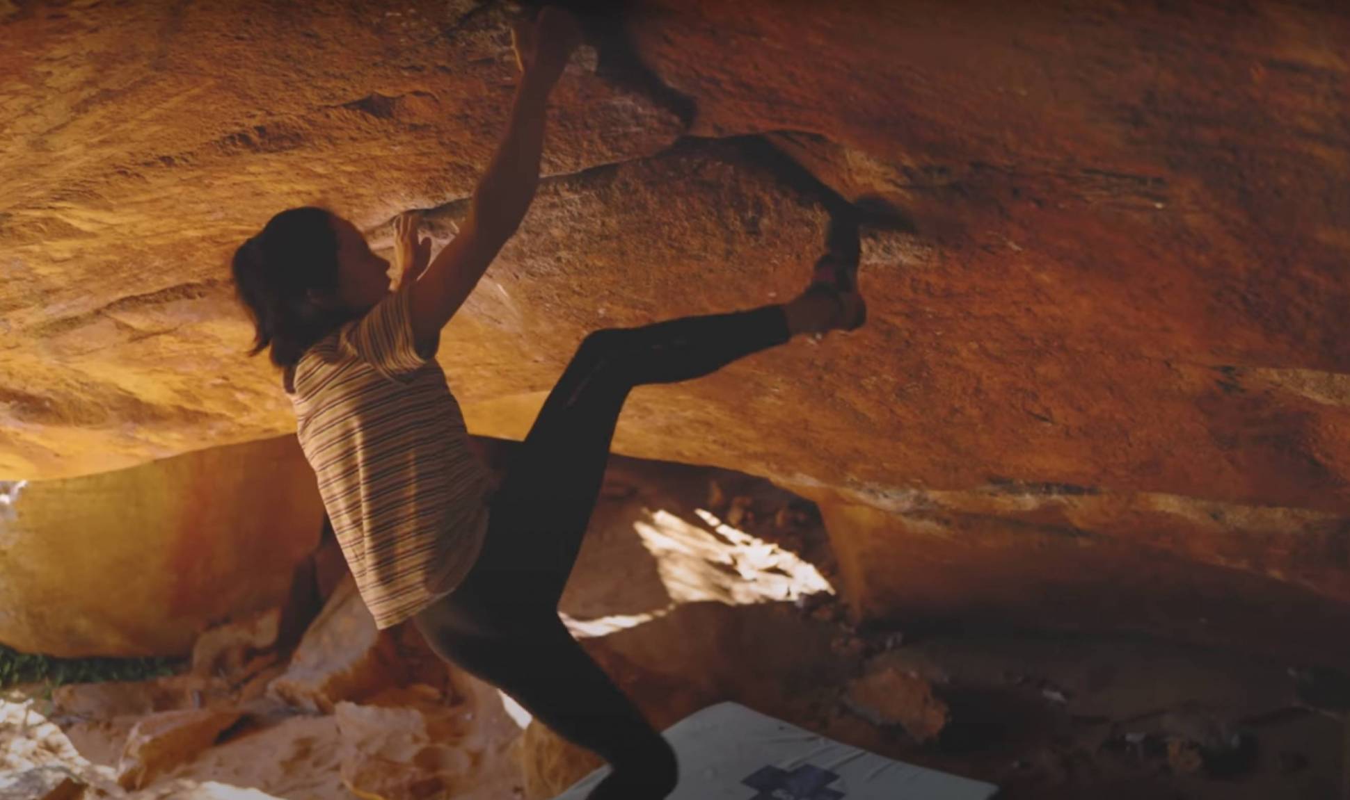 Katie Lamb: First Woman to Send V16 Boulder Problem | GearJunkie