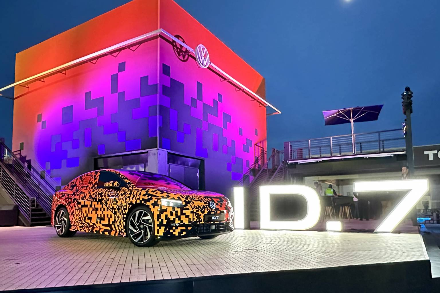 Volkswagen ID.7 Prototype Lights Up CES | GearJunkie