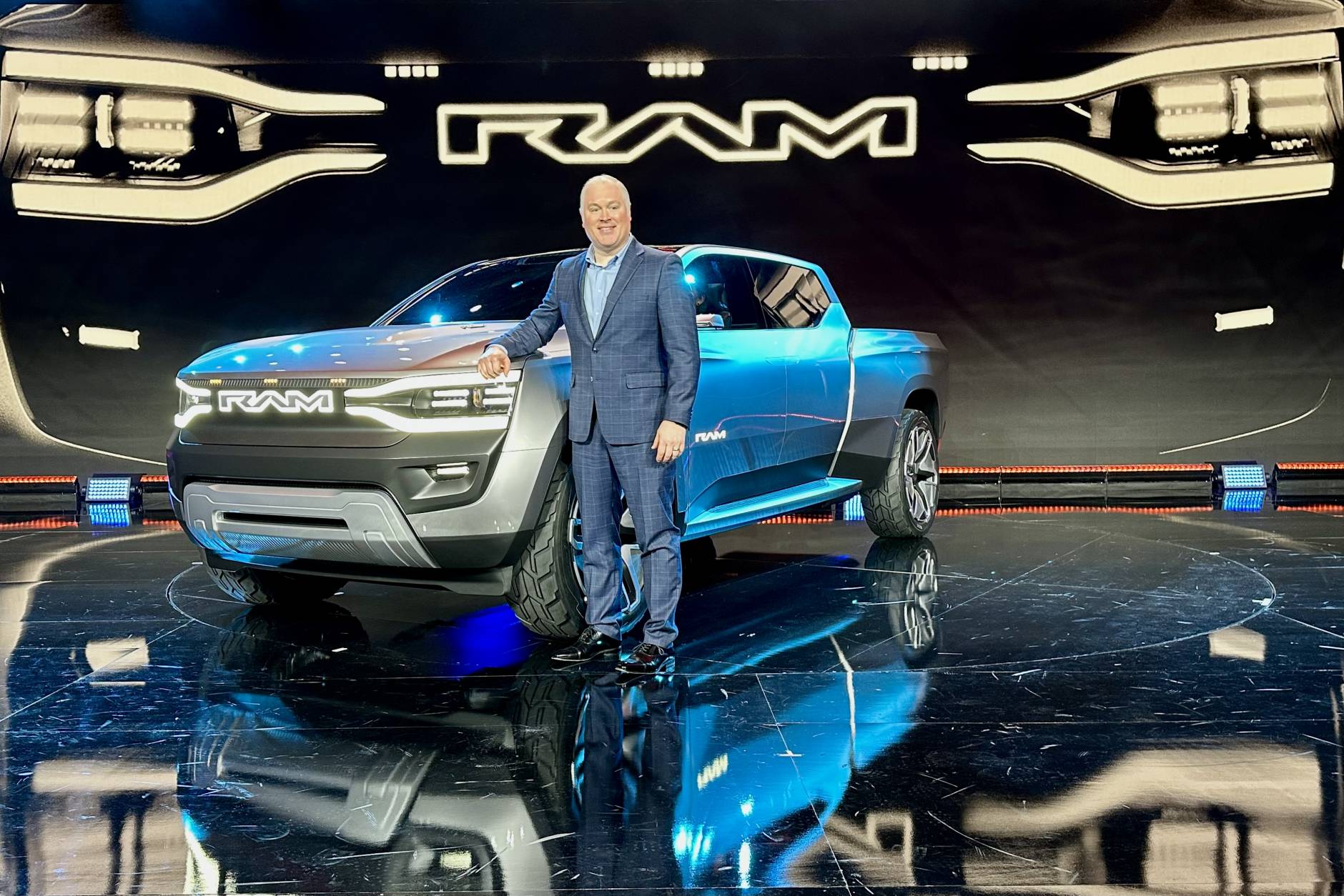 RAM Revolution EV Truck: Brawn Meets Sculptural EV Beauty